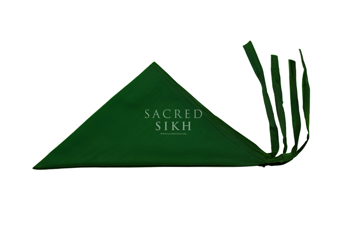 Evergreen (Dark Green) Patka – Sacred Sikh