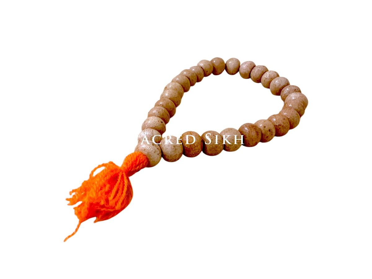 Wooden Simarna (Prayer Beads) - Light Brown – Sacred Sikh