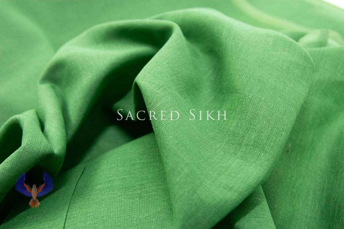 Forest Green Turban Material – Sacred Sikh