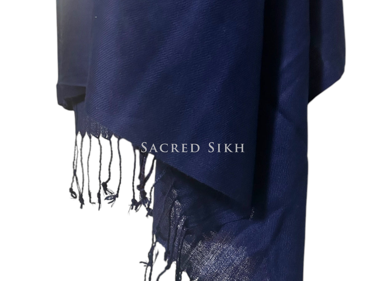 Dark Blue Stole/Shawl – Sacred Sikh