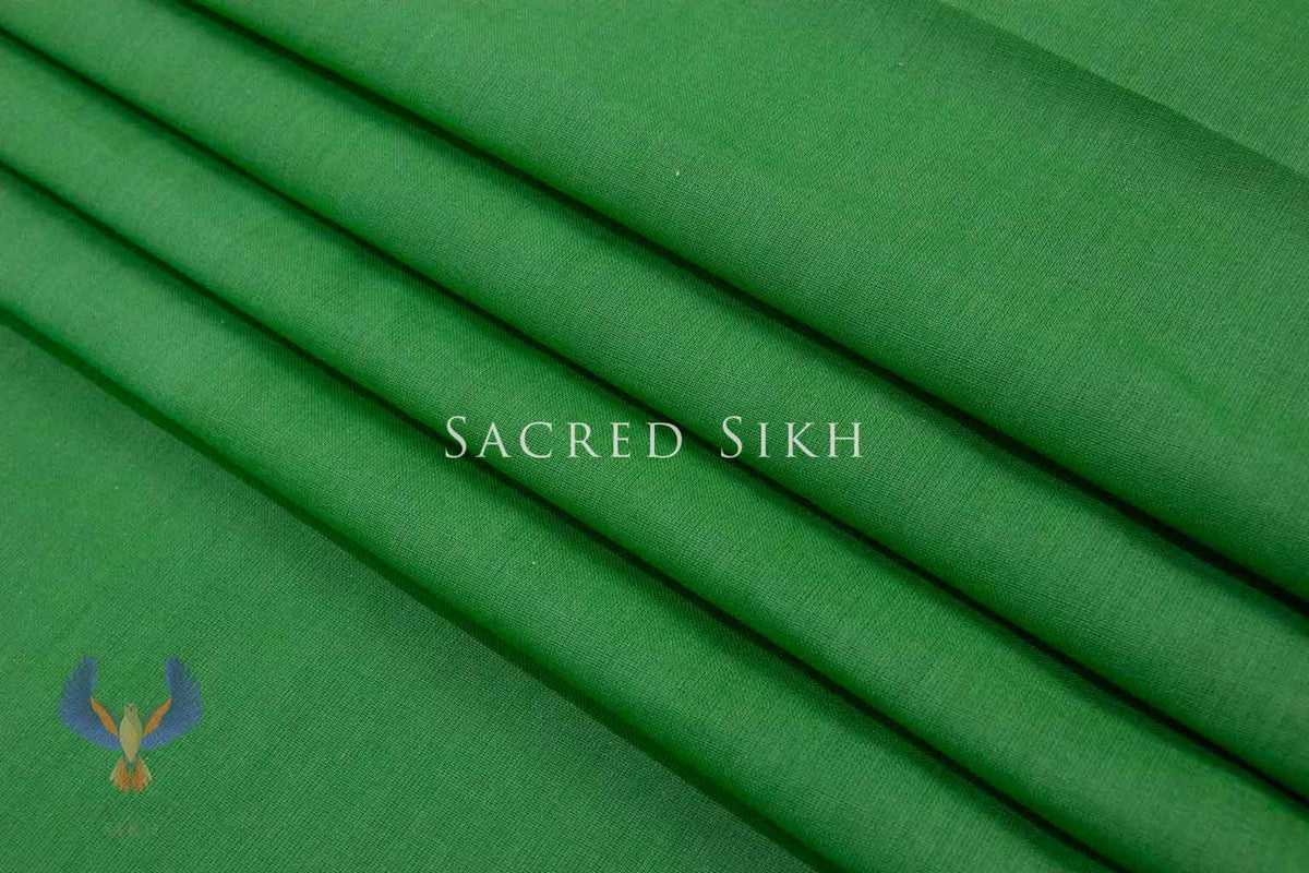 Leafy Green Turban Material – Sacred Sikh