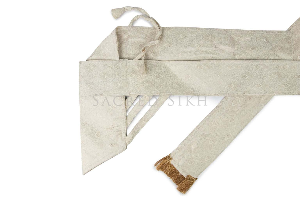 Thalvar Gatra Cream and Gold – Sacred Sikh