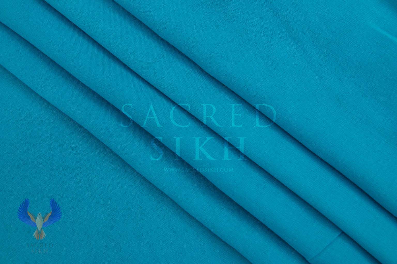 Blue Lagoon Turban Material – Sacred Sikh