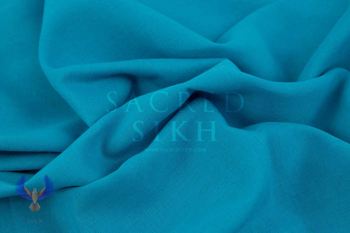 Blue Lagoon Turban Material – Sacred Sikh