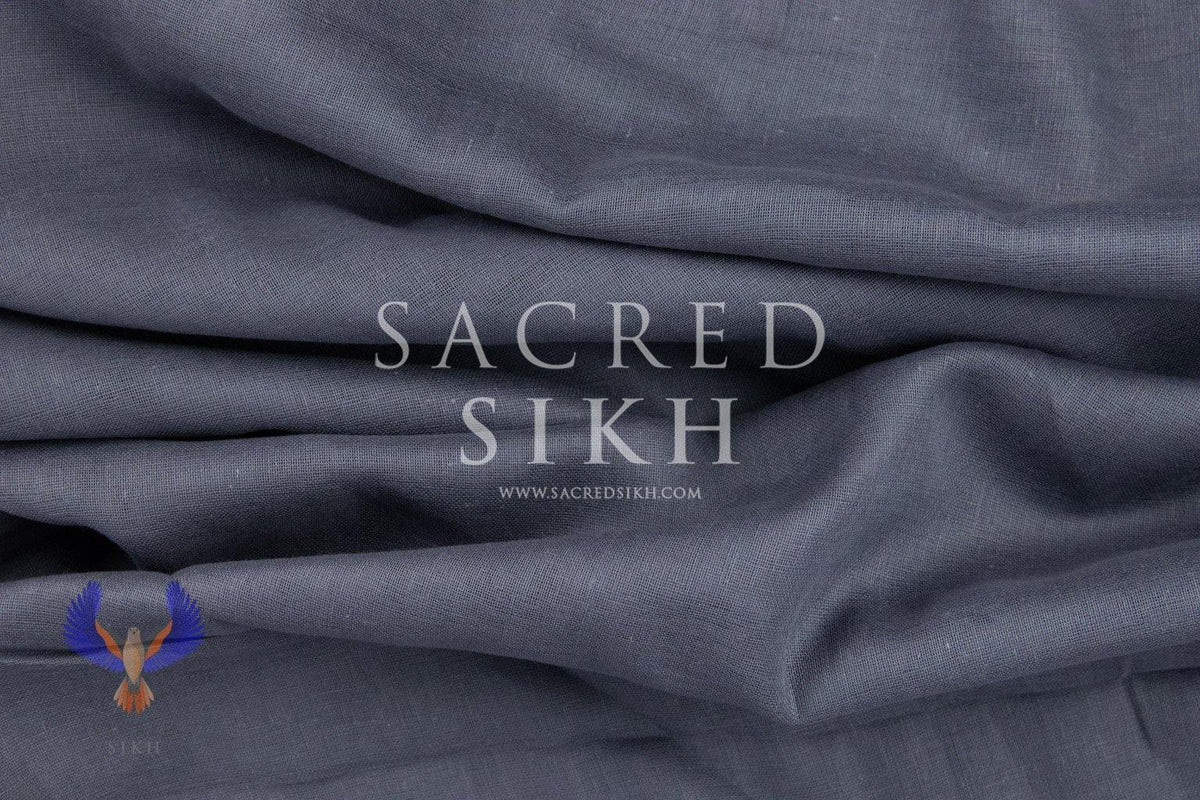 Charcoal Grey Turban Material – Sacred Sikh