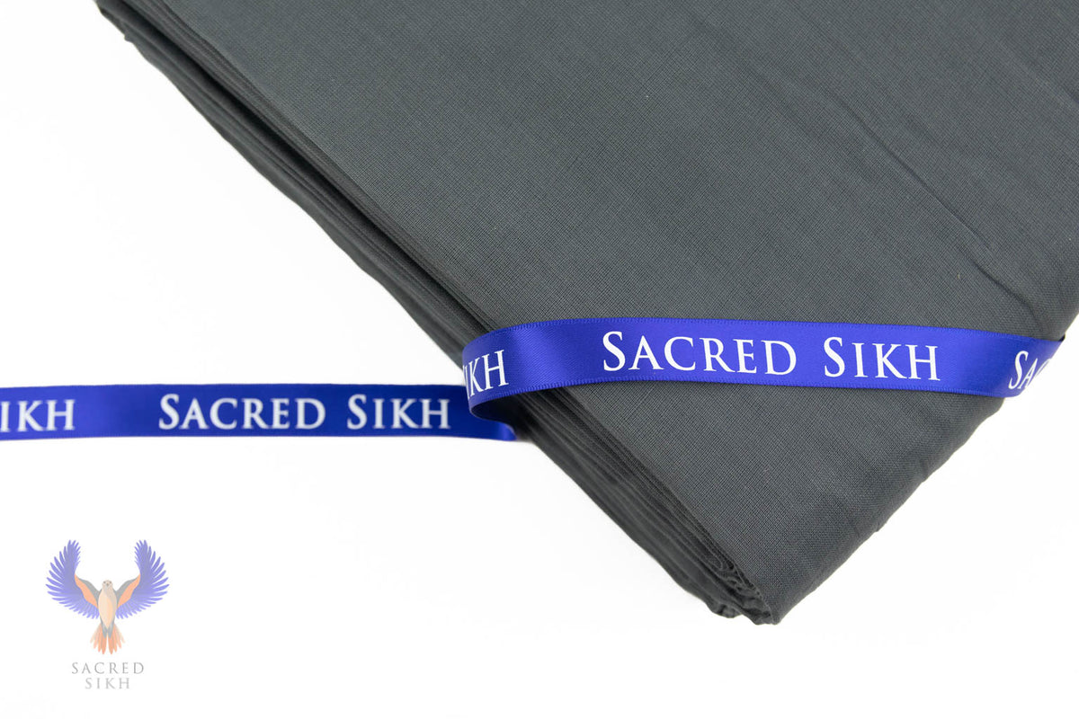 Dusty Grey Turban Material – Sacred Sikh