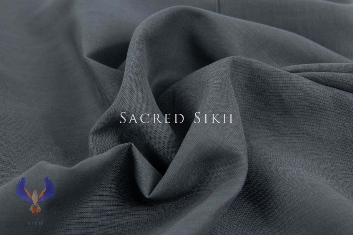 Dusty Grey Turban Material – Sacred Sikh