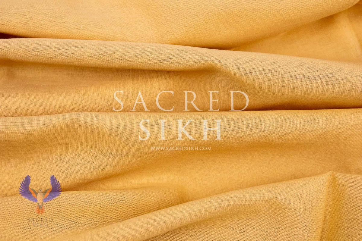 Gold Turban Material – Sacred Sikh