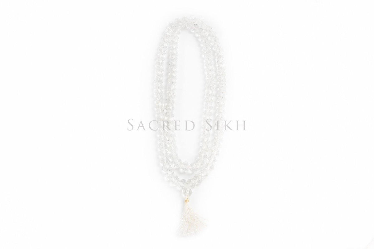 Crystal Effect Mala (Prayer Beads) - Clear – Sacred Sikh