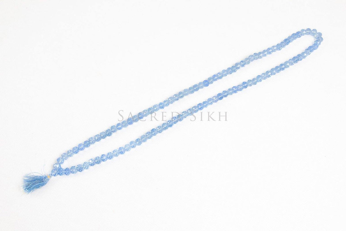 Crystal Effect Mala (Prayer Beads) - Light Blue – Sacred Sikh
