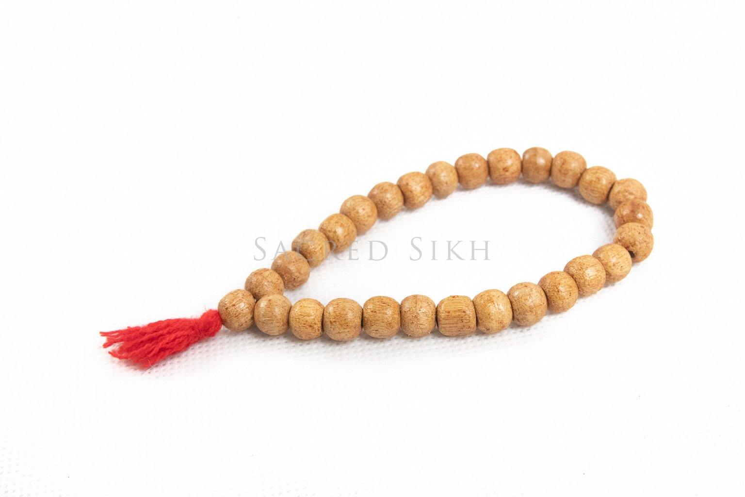 Wooden Simarna (Prayer Beads) - Light Brown – Sacred Sikh