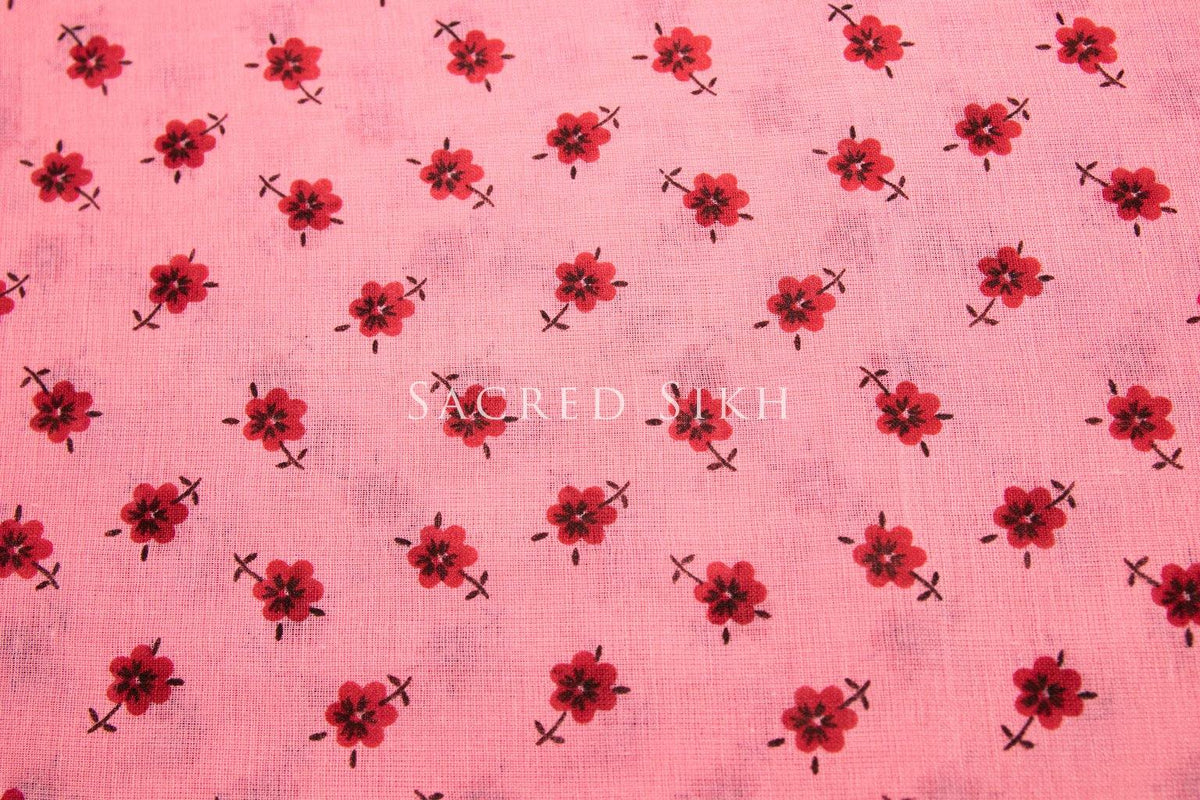 Poppy Pink Sample Piece – Sacred Sikh