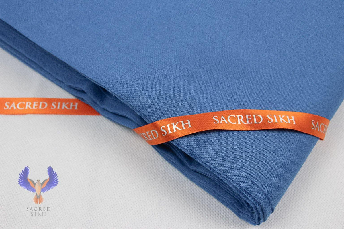 Sky Blue Turban Material – Sacred Sikh